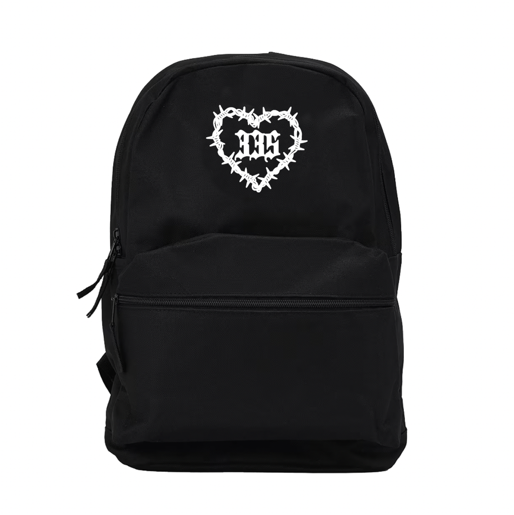 335 Heart Barbs Backpack / Black / White – 335 Skate Supply